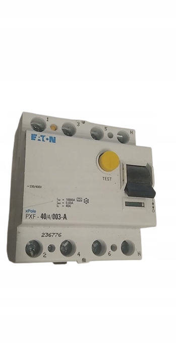Wyłącznik Eaton PXF-40/4/003-A 40A 30mA 236776 - 12023007538 - oficjalne archiwum Allegro