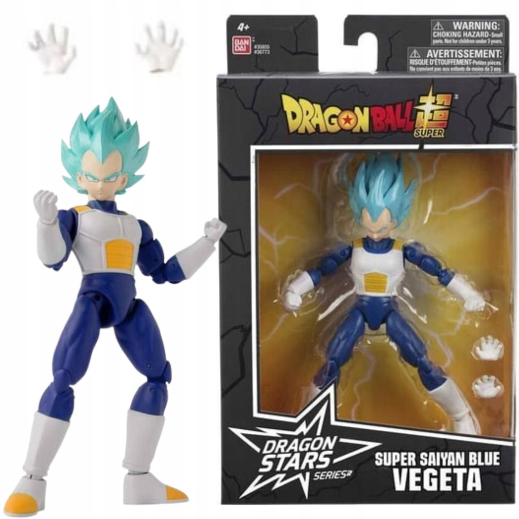 FIGURKA Dragon Ball Stars SUPER Saiyan Blue Vegeta - 13888900279 - oficjalne archiwum Allegro