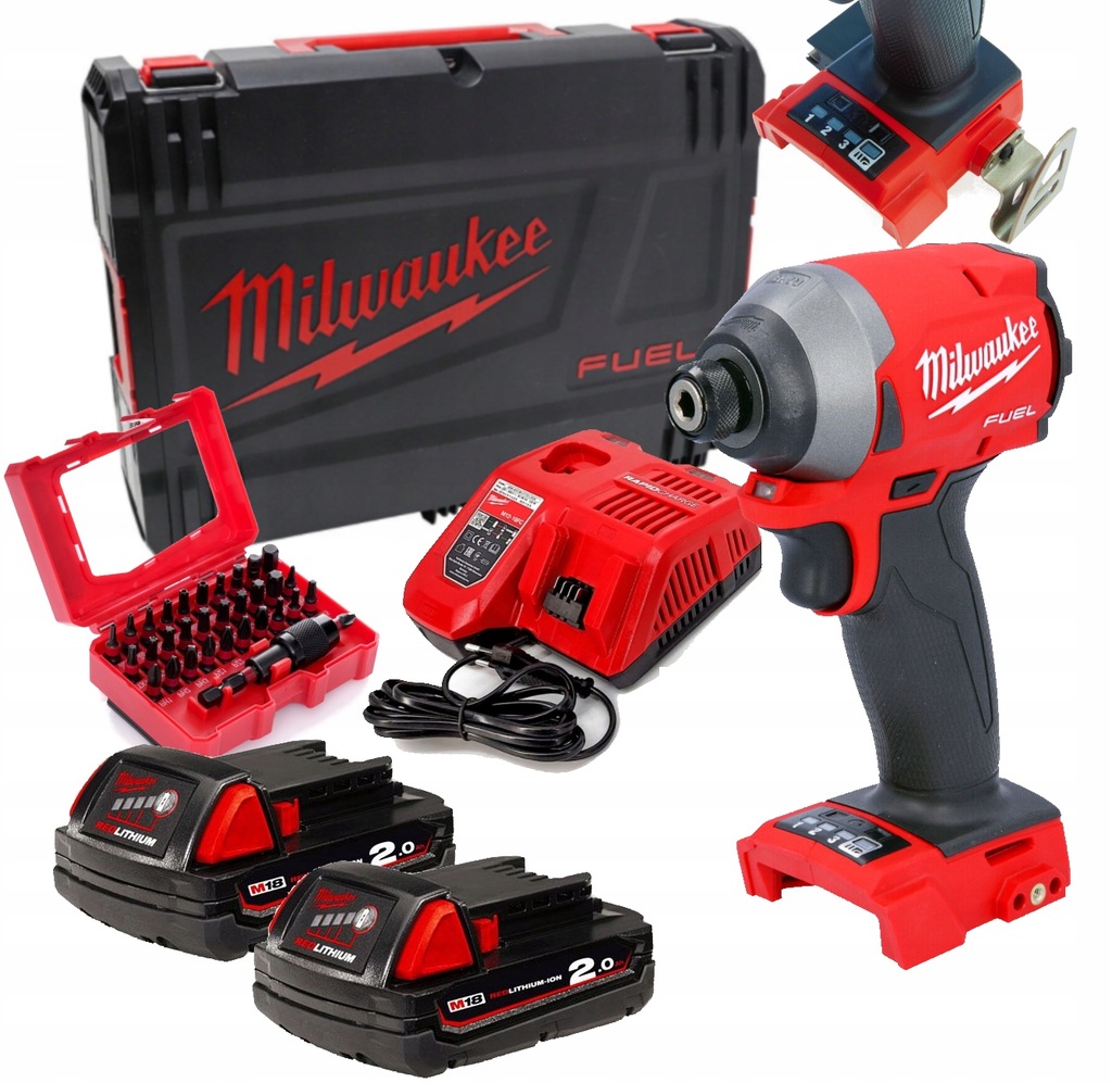 Milwaukee M18 FID2-202X Zakrętarka Udarowa 226Nm - 11976101508 ...