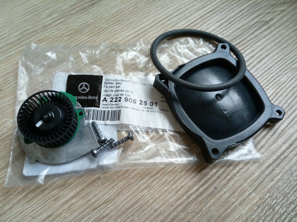 WENTYLATOR LAMPY MERCEDES W222 W212 NOWY ORYG.* - 12151024702 ...