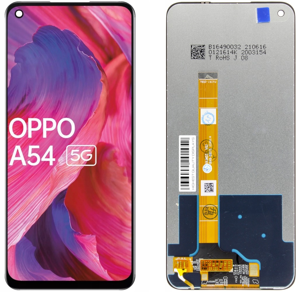 WYŚWIETLACZ LCD EKRAN DOTYK DO Oppo A54 5G CPH2195 - 12555211257 - oficjalne archiwum Allegro