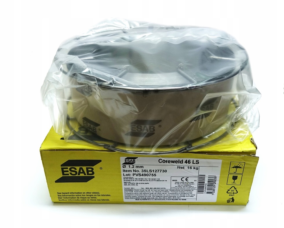 Drut do spawania rdzeniowy ESAB 46LS 1.2 /16kg - 11325430153 ...