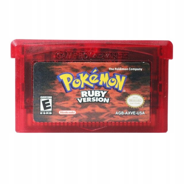 Pokemon 32bit gra wideo kaseta konsola 5 klasyczna - 12959141260 ...