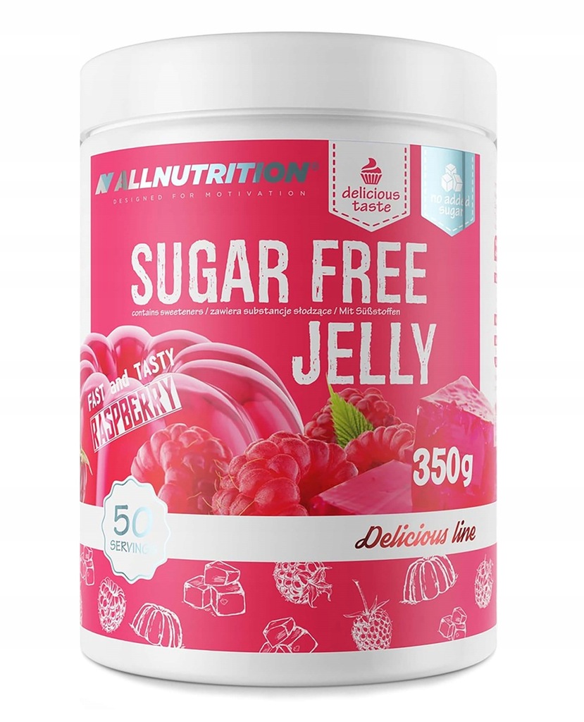 ALLNUTRITION Jelly 350g Galaretka Malina Bez Cukru - 12237210962 ...