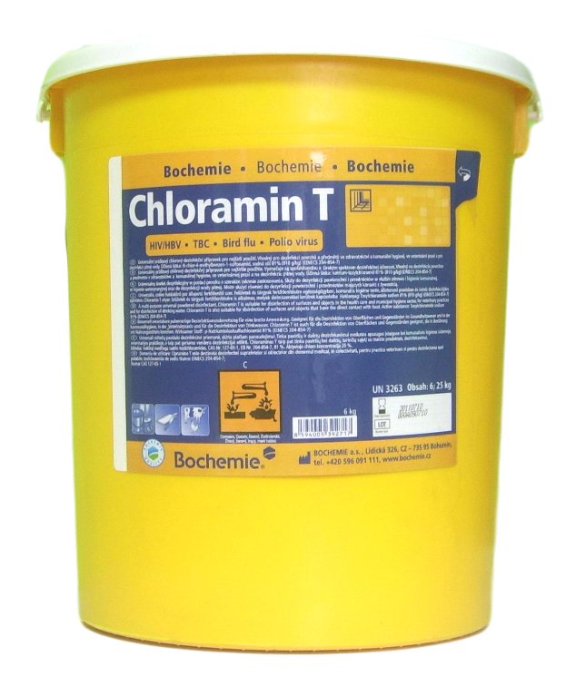CHLORAMINA Chloramin T BIOCHEMIE dezynfekcja 6 kg - 7204178950 ...