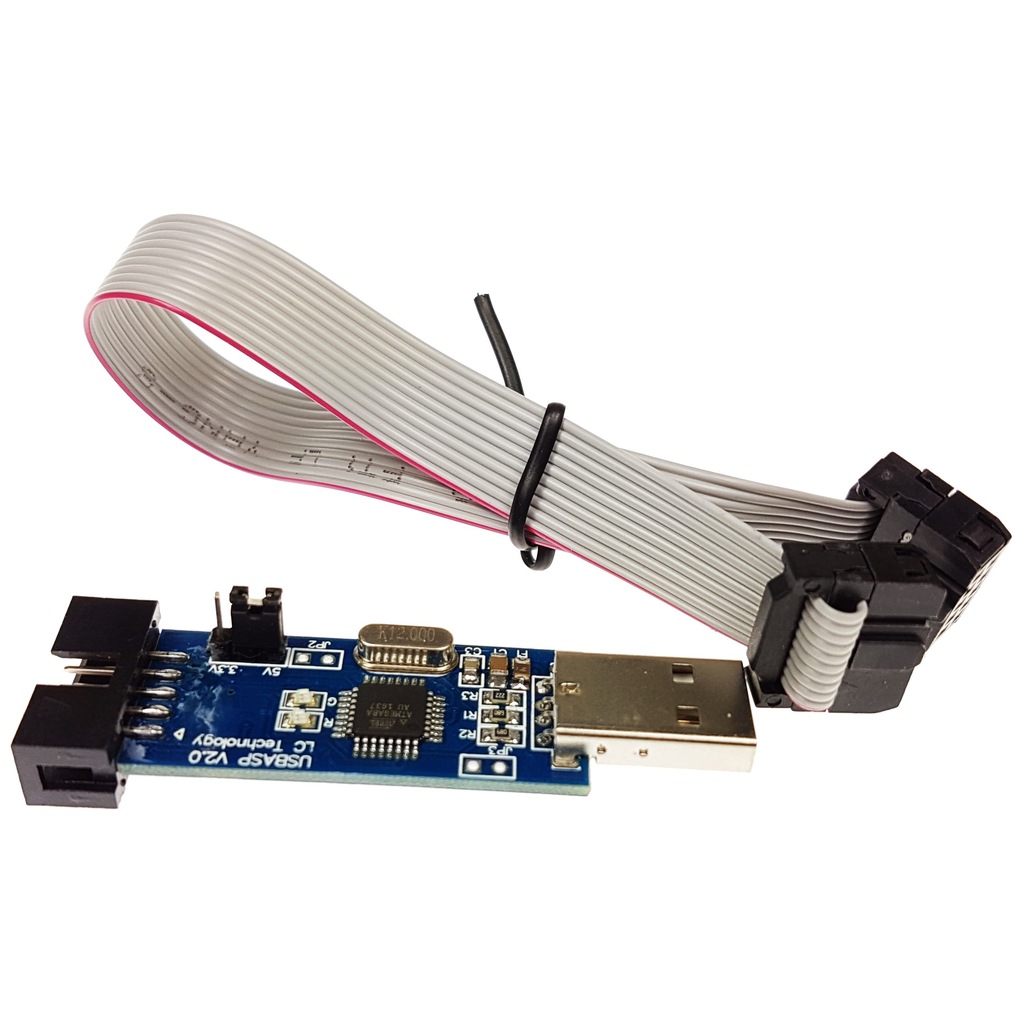 Programator USBASP ATMEL ATMEGA8A AVR ISP + taśma - 6863094661 - oficjalne archiwum Allegro