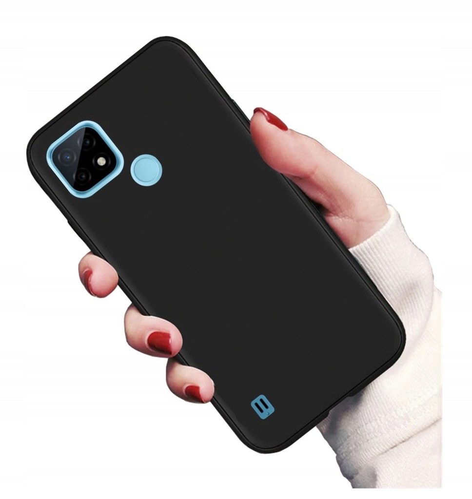 Etui Black czarne matowe do Realme C21Y C25Y Case - 12593473998 ...