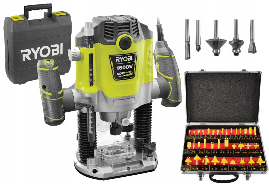 RYOBI RRT1600-K FREZARKA GÓRNOWRZECIONOWA +35 FREZ - 9362802334 ...