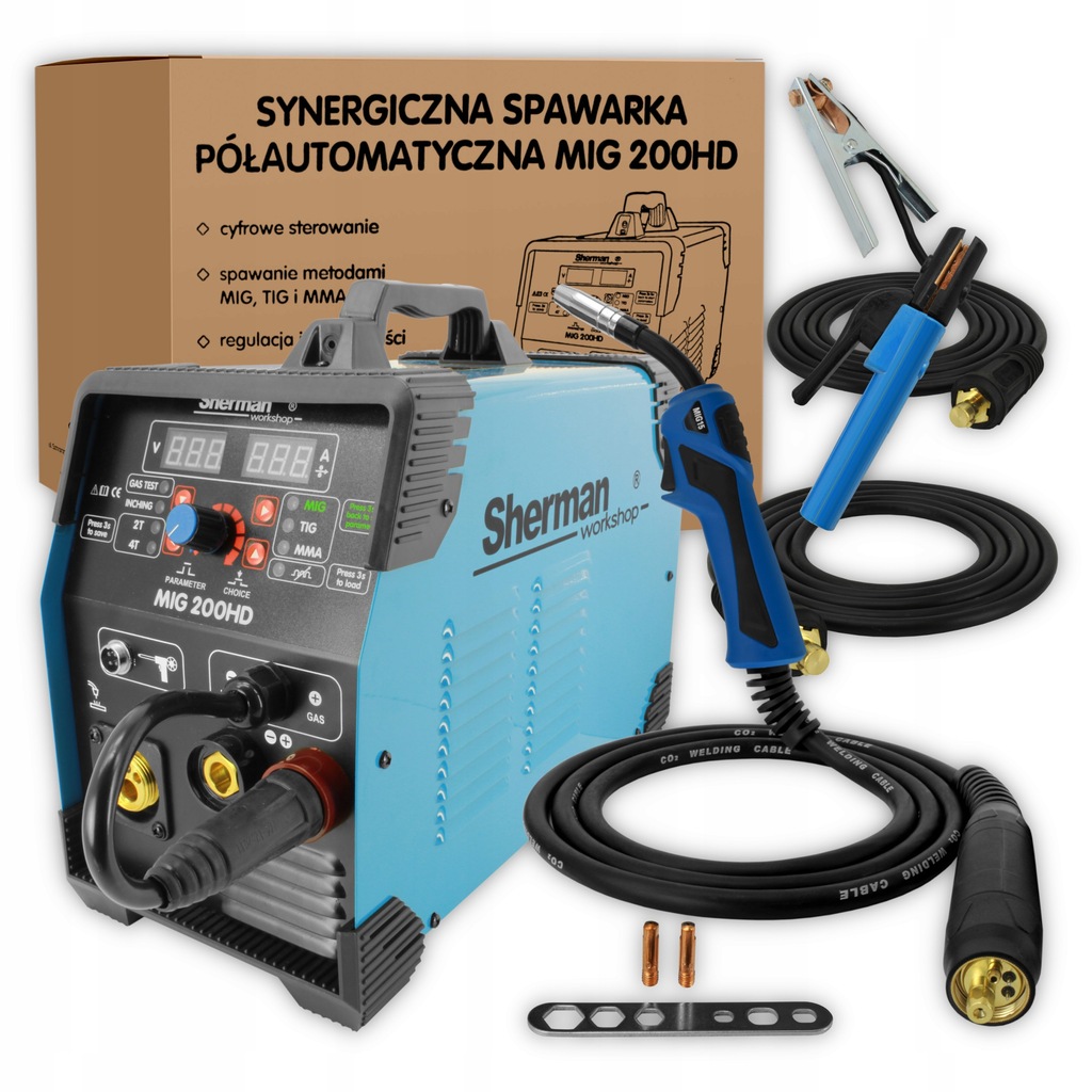 Spawarka 200A MIGOMAT MIG MMA TIG LIFT SYNERGIA - 10187986409 - oficjalne archiwum Allegro