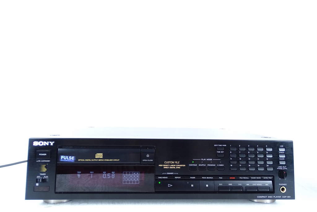 ODTWARZACZ CD SONY CDP-991 GWARANCJA - 11150027490 - oficjalne archiwum Allegro