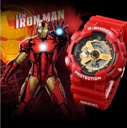 Zegarek Casio G-Shock Avengers Marvel Iron Man - 9637631678 - oficjalne ...