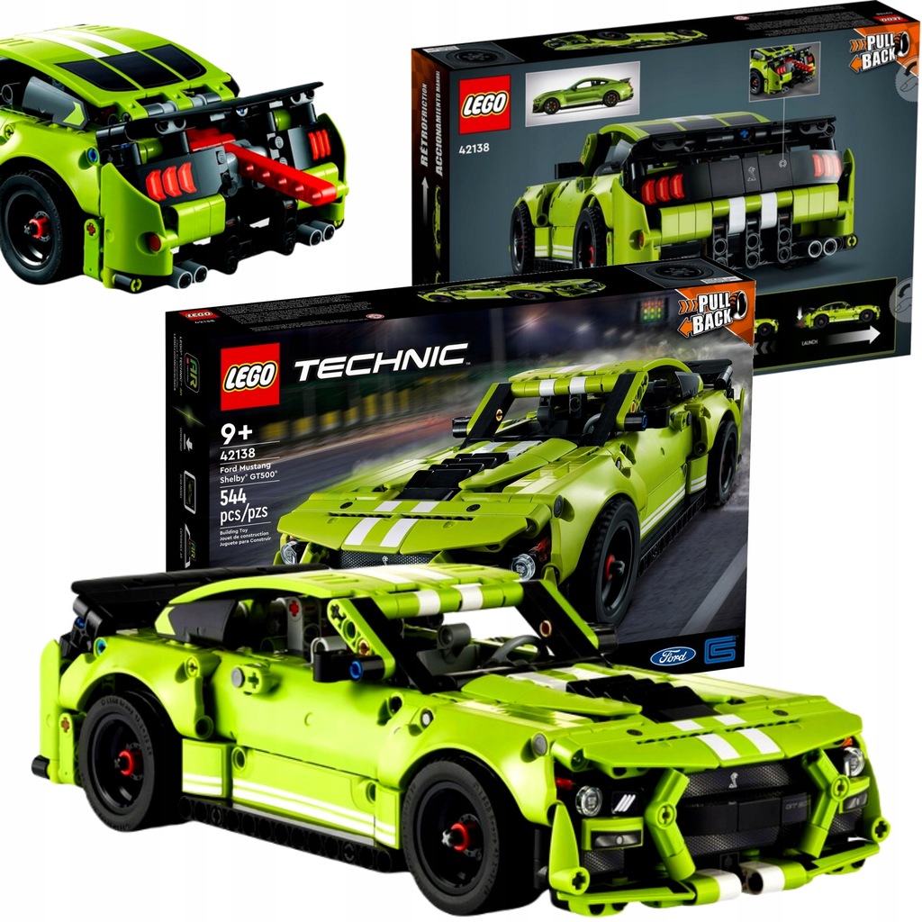 LEGO TECHNIC 42138 FORD MUSTANG SHELBY GT500 AUTO - 12714495357 ...