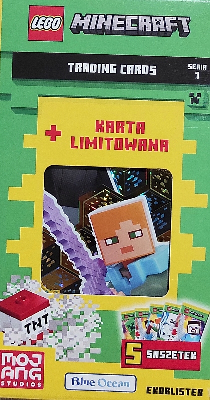 Karty LEGO MINECRAFT TCC Ekoblister 1/2024 Blister #1 - 15186432915 ...