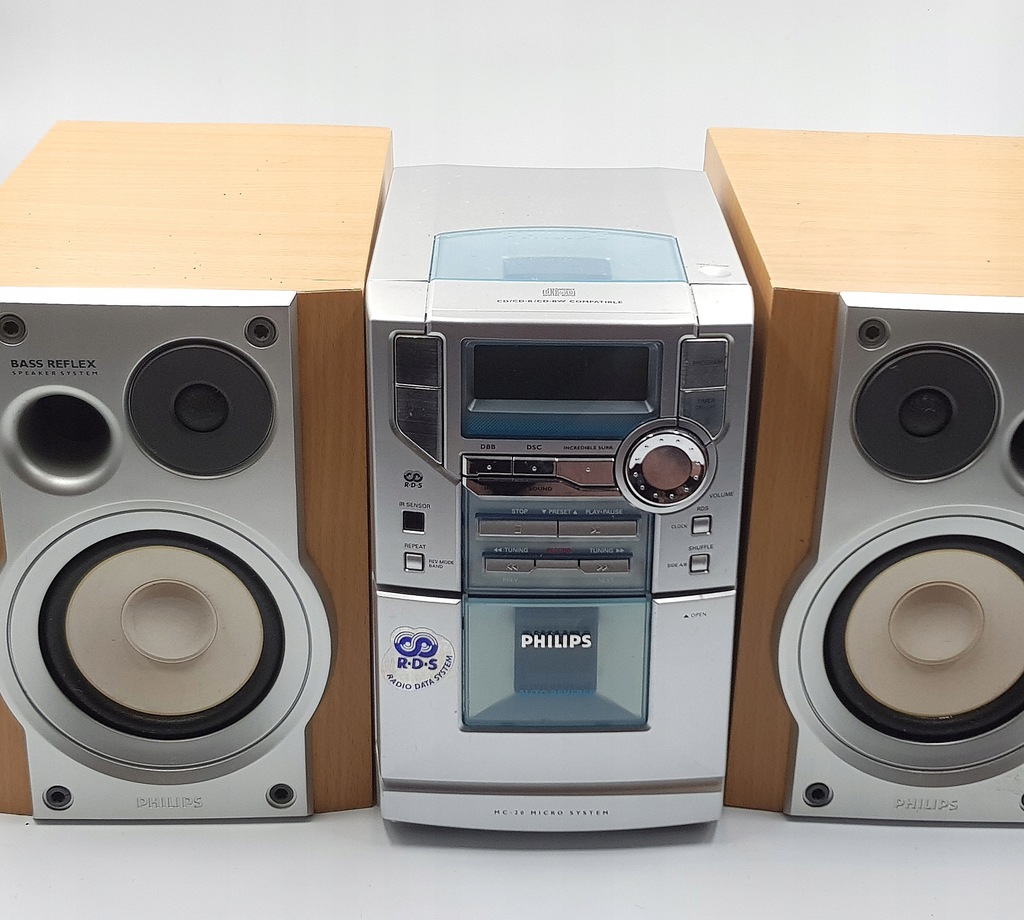 Sprzedam wieze Philips MC 20,22 - 14262343701 - oficjalne archiwum Allegro