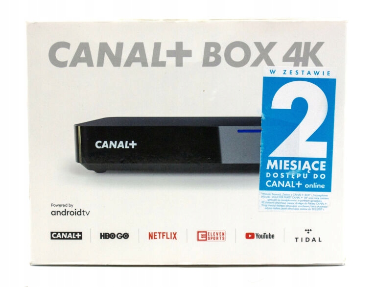 DEKODER CANAL+ HY4001 BOX DVB-T2 4K HDMI CZARNY - 11183804107 - oficjalne archiwum Allegro