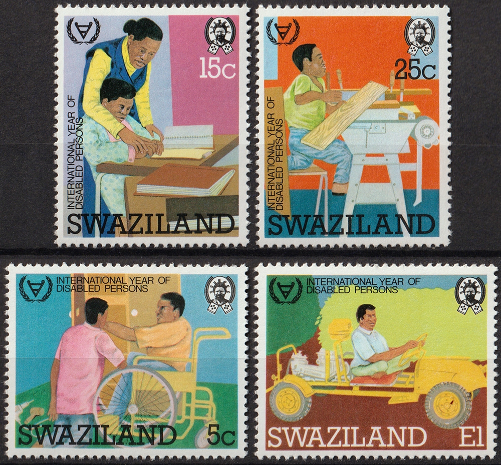 Eswatini Inwalida Niepełnosprawny Niewidomy Ser ** - 8214072831 ...