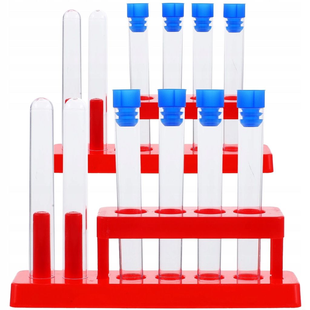 Plastic Vials Test Tube Kit Stand Lab Tubes - 13812195025 - oficjalne ...