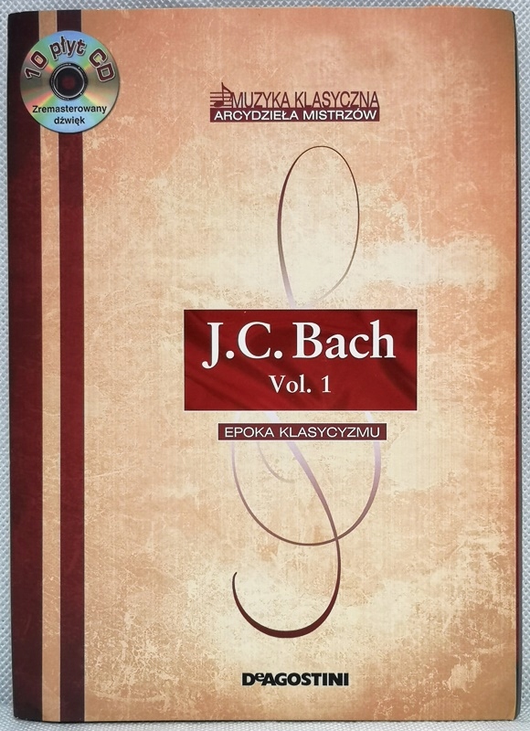 J.C. Bach Vol.1 Epoka Klasycyzmu 10 CD+Zeszyt - 12630652336 - oficjalne ...