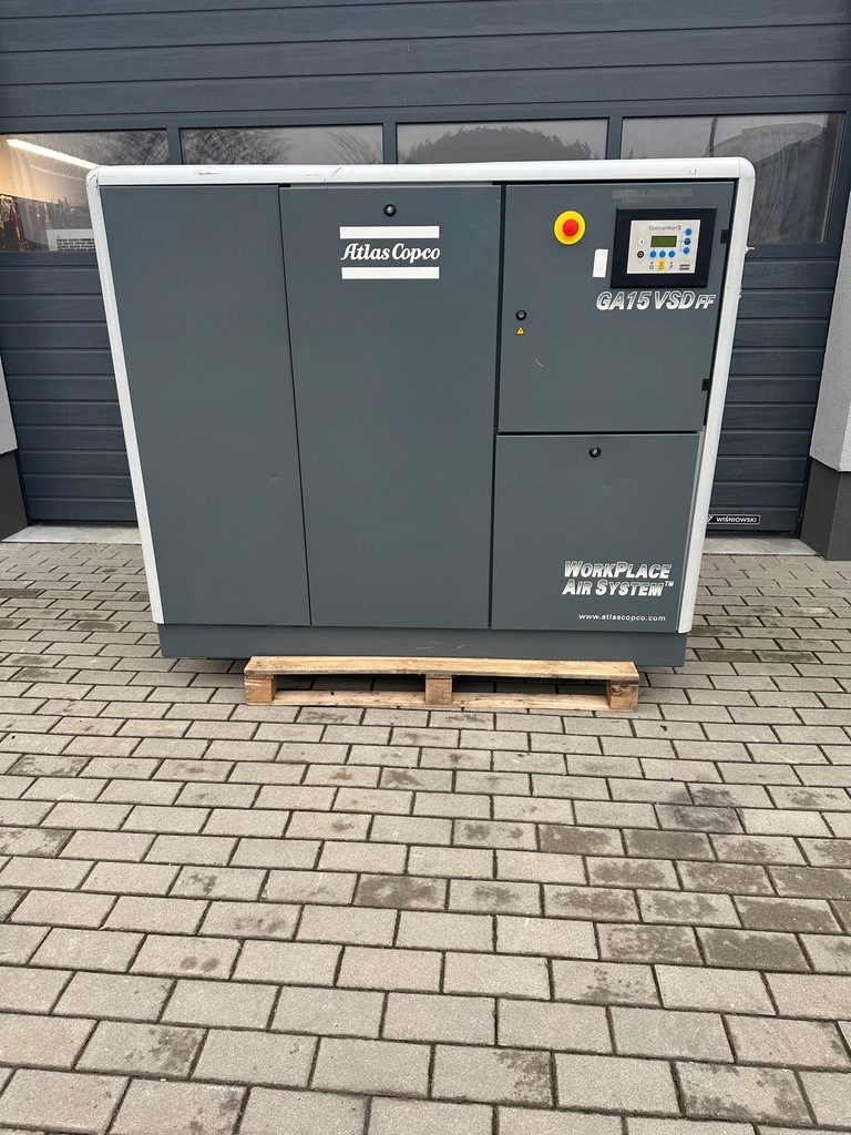 KOMPRESOR ŚRUBOWY ATLAS COPCO GA15VSD FF 15KW FALO - 13191708394 ...