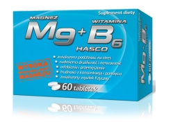 Mg magnez + witamina B6, 60 tabletek - 14653291029 - oficjalne archiwum Allegro