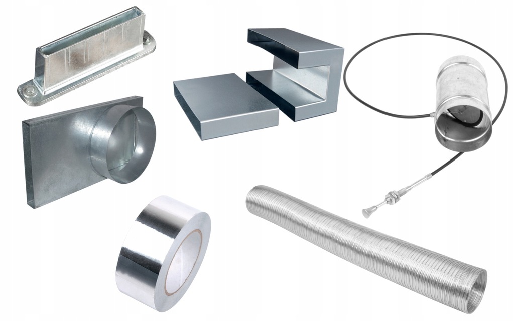 Dolot powietrza do kominka kompletny zestaw fi 125 - 12719469784 ...