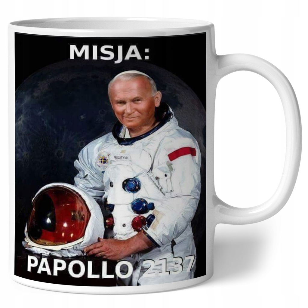 KUBEK Z PAPIEŻEM PREZENT JAN PAWEŁ II 2137 MEM - 13594533354 - oficjalne archiwum Allegro