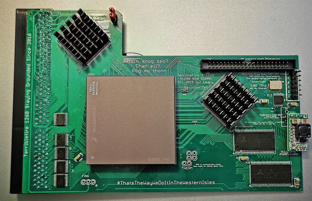 Karta turbo Amiga 1200 TerribleFire TF1260 FPU MMU - 13678753087 ...