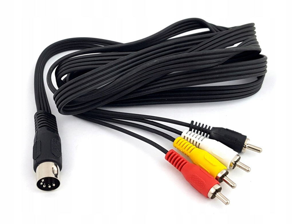 Kabel DIN 5pin -- 4xRCA cinch 1,8m - 13476168266 - oficjalne archiwum ...