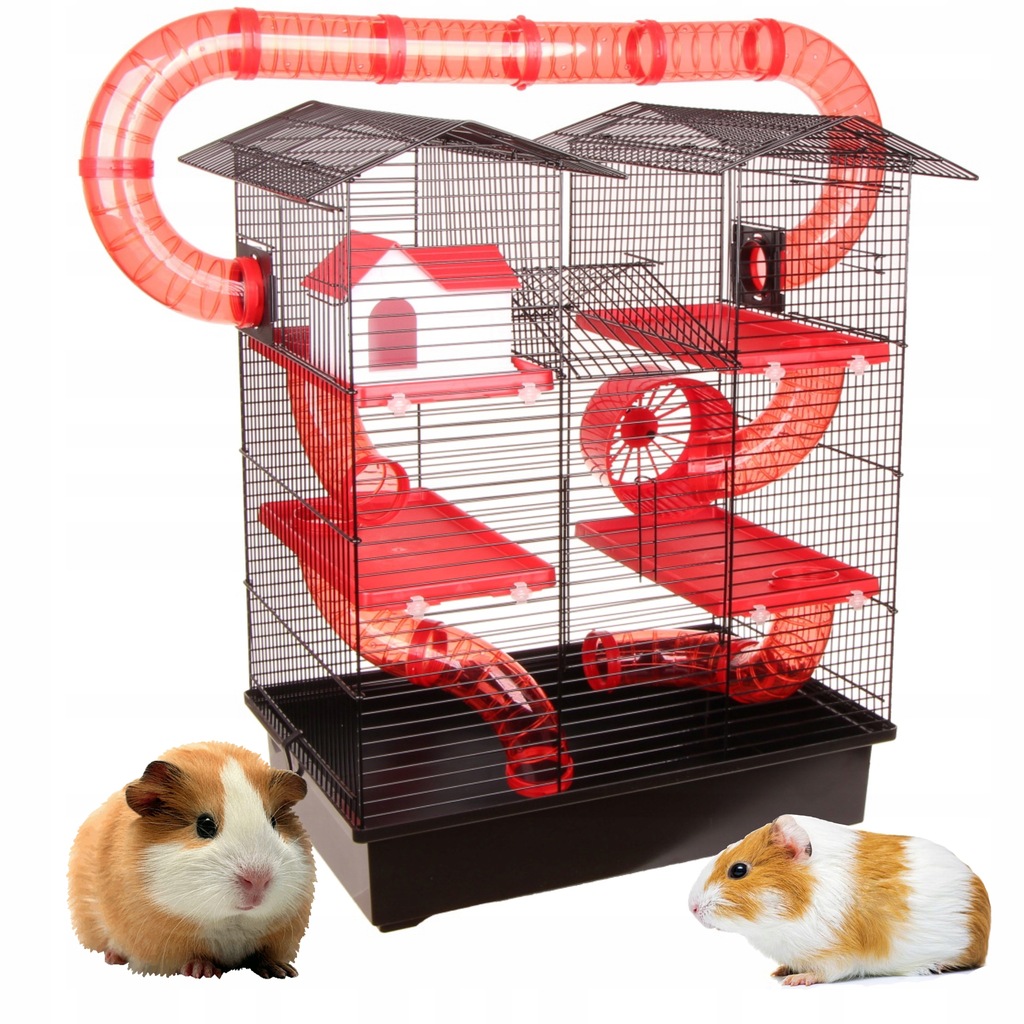 KLATKA PIĘTROWA CHOMIKA GRYZONIA MYSZY KOŁOWROTEK - 13066088194 ...