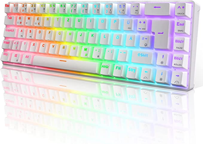 RK ROYAL KLUDGE RK68 RGB Bluetooth BLUE SWITCH - 13024071072 ...