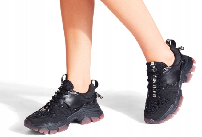 KURT GEIGER DAMSKIE BUTY SPORTOWE Z LOGO 39 2TFJ - 12589560612 ...