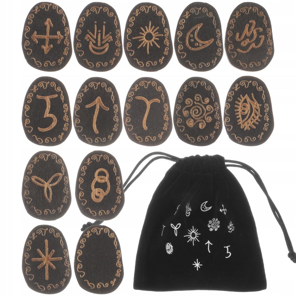 Rune Stones Witch Divination Runes Beginner Kit - 14110904084 ...