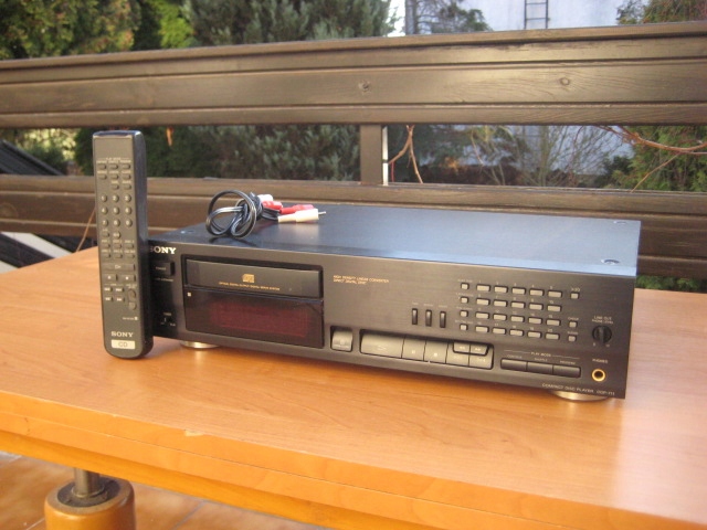 Sony CDP-711 Compact Disc Player + Pilot - 8810102347 - oficjalne archiwum Allegro