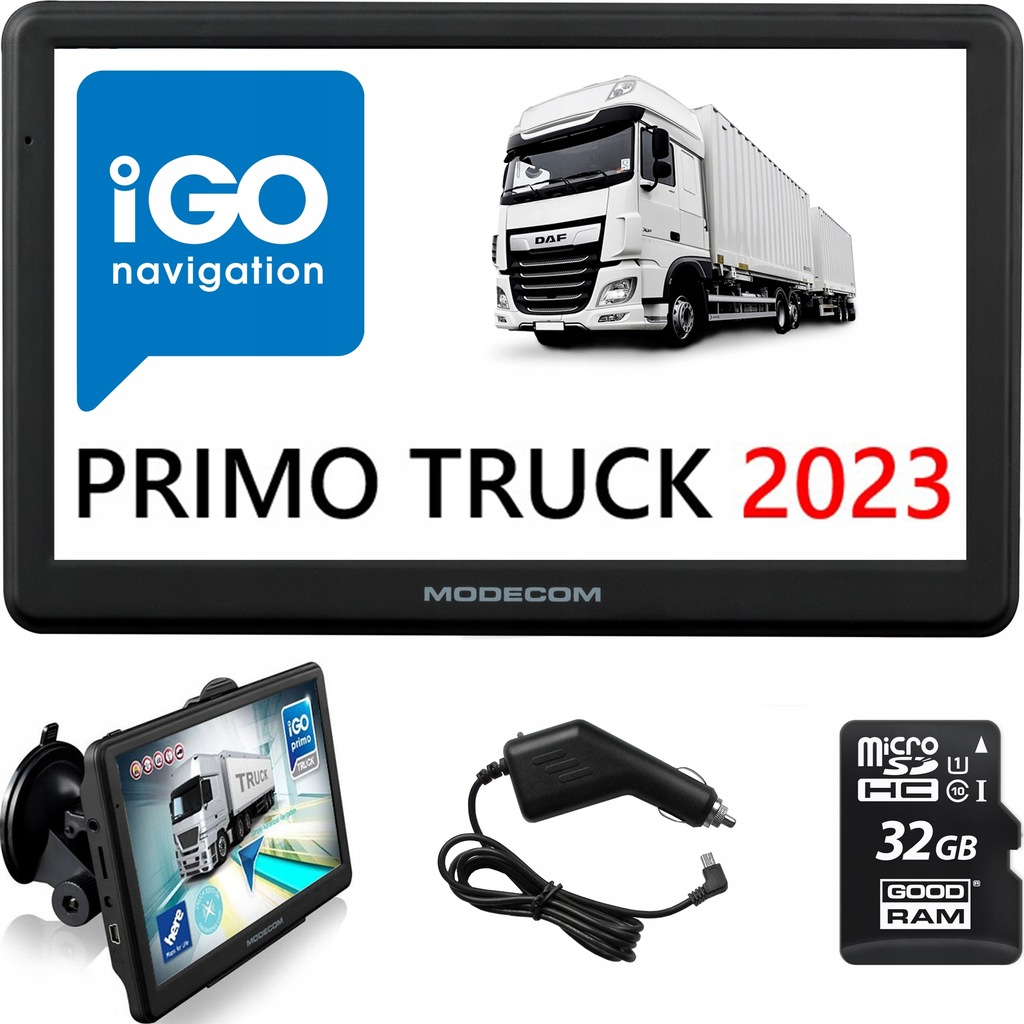 NAWIGACJA 7 CALI IGO PRIMO TRUCK 2022 TIR BUS TIR - 12639851931 - oficjalne archiwum Allegro