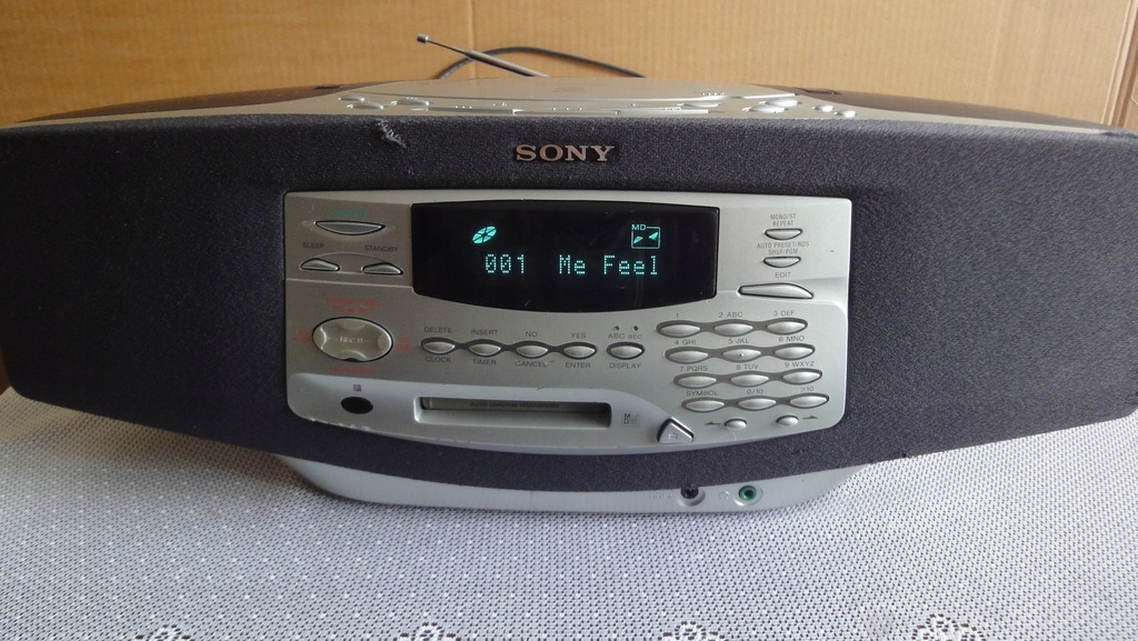 SONY ZS-M35,CD,MD,BRAK PILOTA - 7816180458 - oficjalne archiwum Allegro