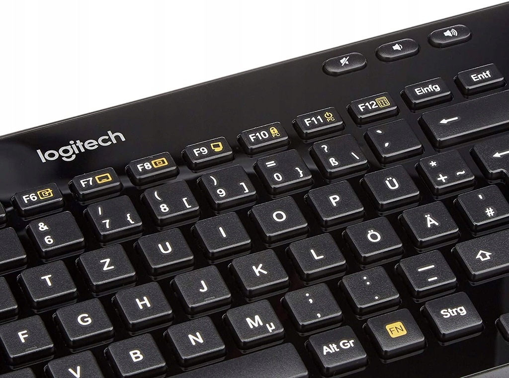 Logitech K360 Kompaktowa klawiatura bezprzewodowa - 11695596282 ...
