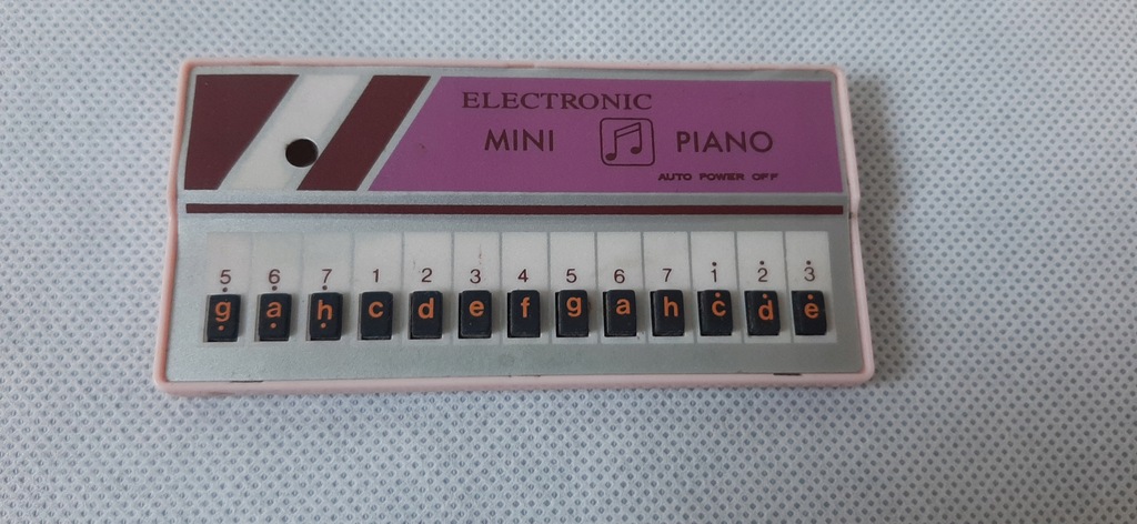 Mini piano Electron Echo pianinko z PRL - 14083006659 - oficjalne archiwum Allegro