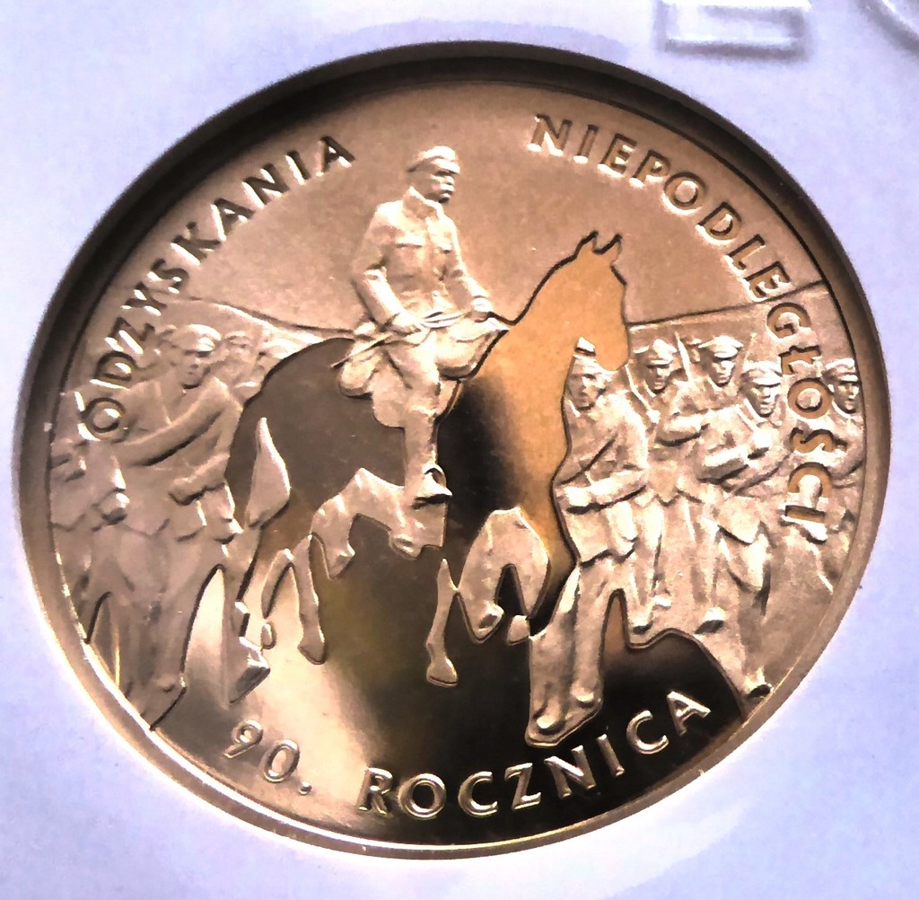200ZŁ 2008r 90 lat Odzysk.Niepodl.GCN PR70,MAX - 12583095277 ...
