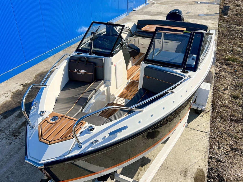 Łódź motorowa UTTERN T59 + Mercury 115 KM nowa - 13292614587 ...