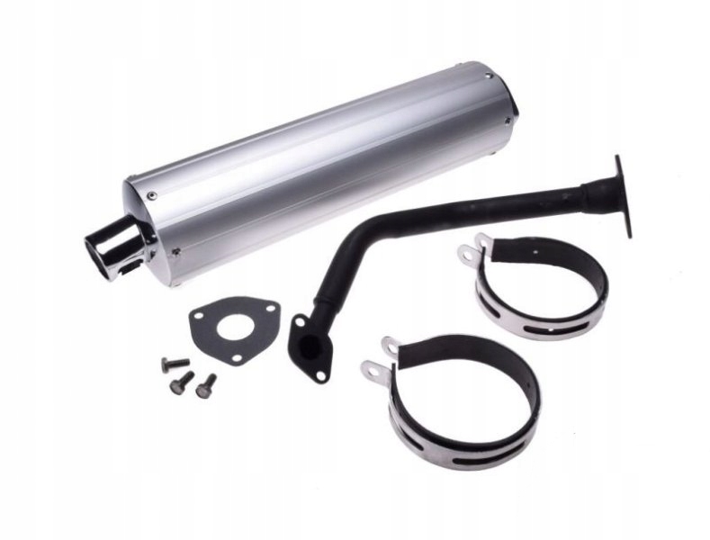 Tłumik wydech 125 GY6 4T 152QMI duży skuter tuning - 8739908391 - oficjalne archiwum Allegro