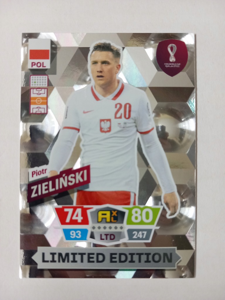 WORLD CUP QATAR 2022 LIMITED EDITION ZIELIŃSKI - 12903160309 - oficjalne archiwum Allegro