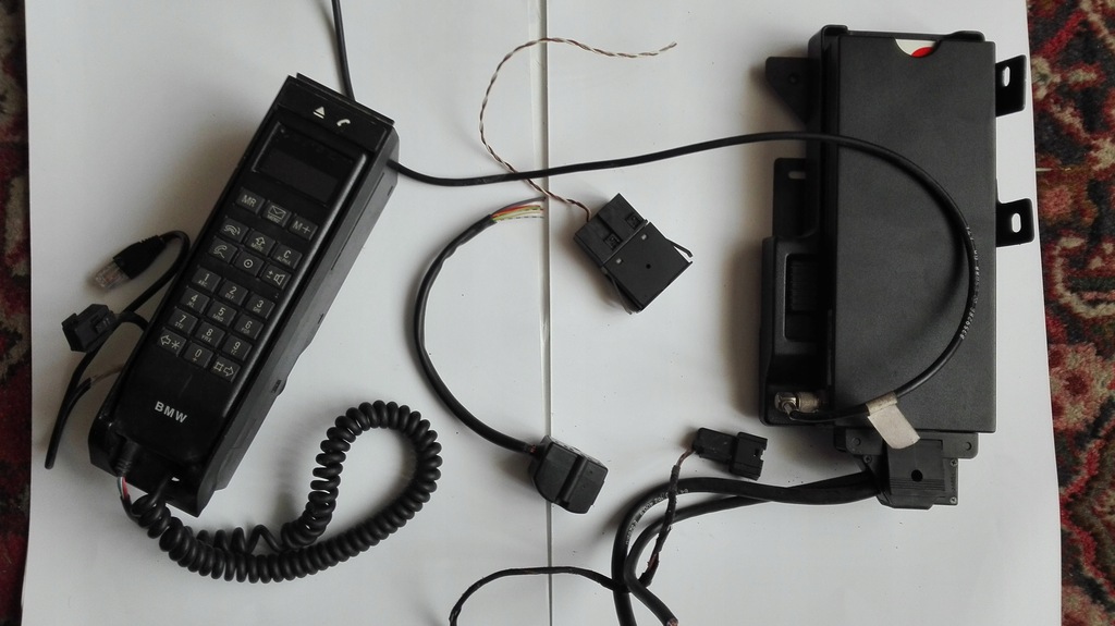 Telefon BMW E34 E36 E32 komplet rarytas m5 e30 - 7818763129 - oficjalne ...