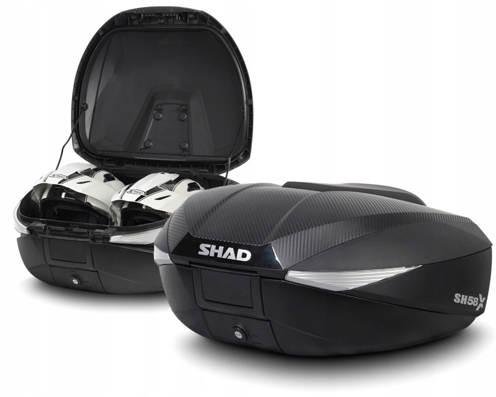 KUFER MOTOCYKLOWY SHAD SH58X CARBON REGULOWANY - 12648251090 - oficjalne archiwum Allegro