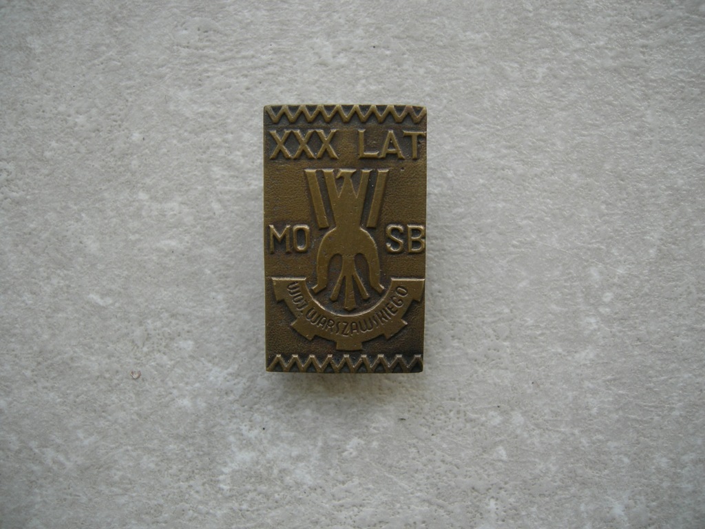 ODZNAKA XXX LAT MO SB MILICJA WOJ. WARSZAWSKIEGO. - 13095906674 - oficjalne archiwum Allegro