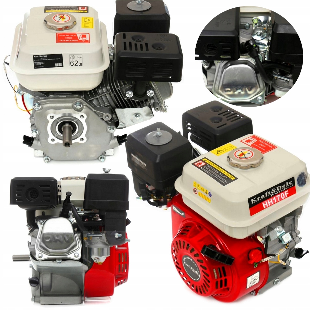 Silnik Spalinowy 7KM GX160 OHV Wałek 20mm 3000rpm - 13024268771 - oficjalne archiwum Allegro