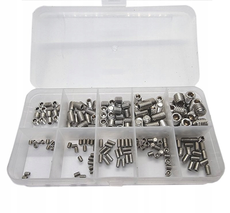 ZESTAW ŚRUB IMBUSOWYCH M3 M4 M5 M6 M8 200 sztuk imbus ampul - 14623420929 - oficjalne archiwum ...