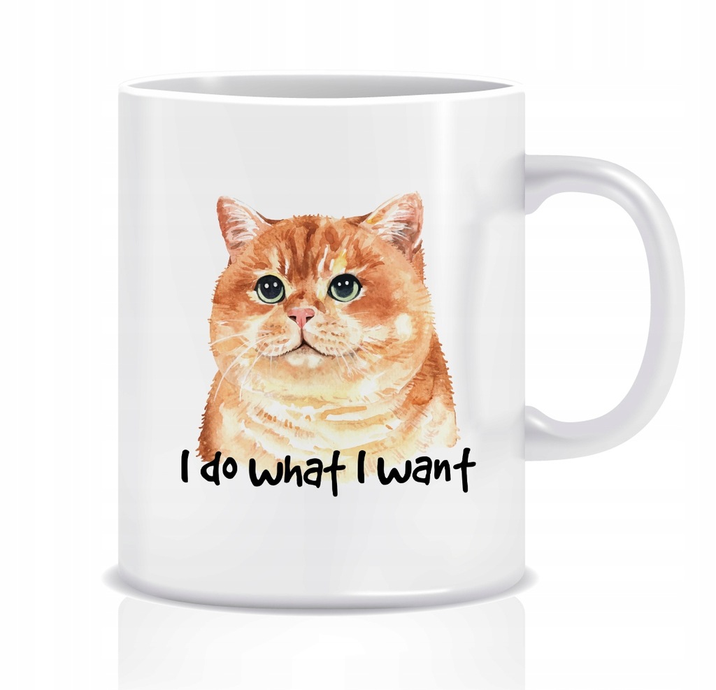 Kubek Prezent Zwierzęta (KITKU I DO WHAT I - 13296824125 - oficjalne ...