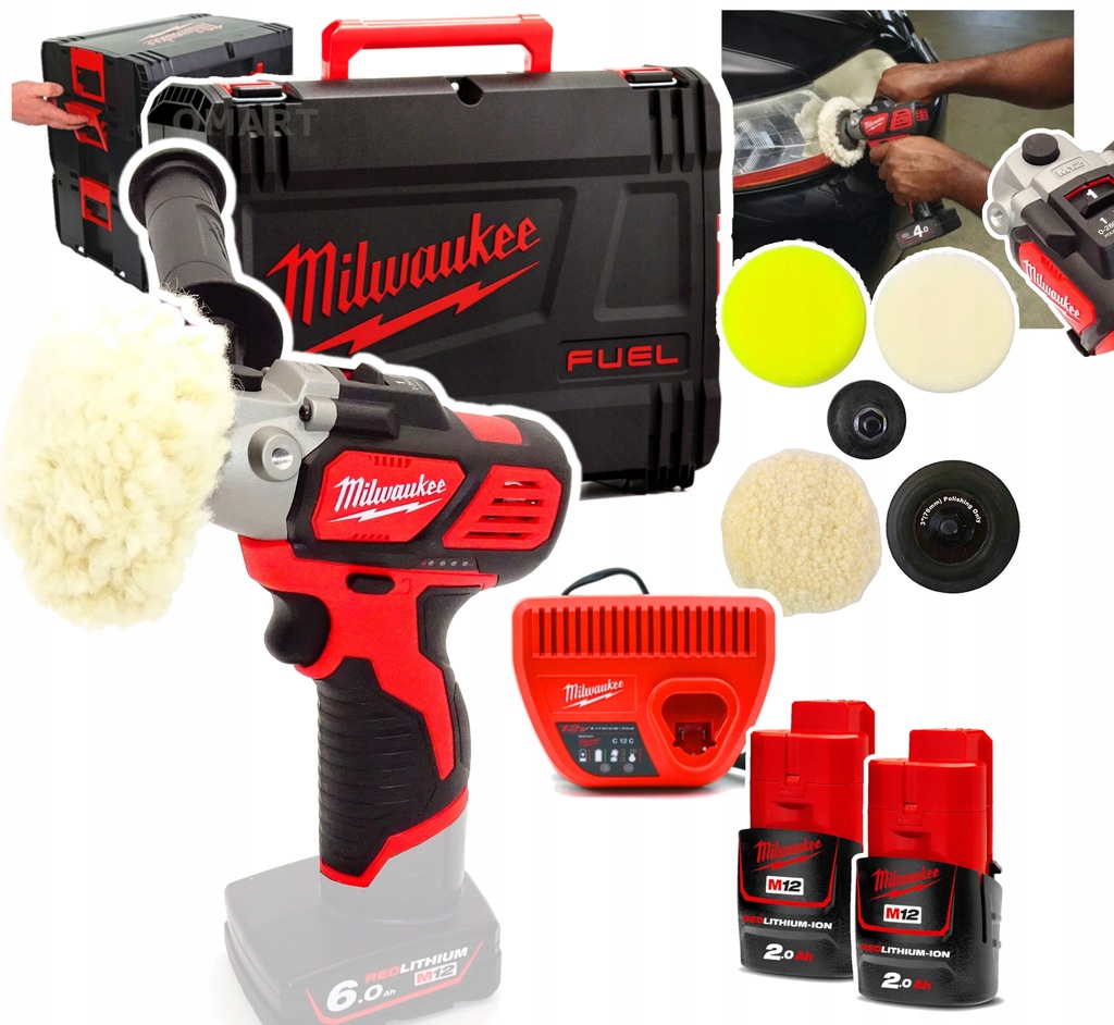 Milwaukee M12 BPS-202X Polerka akumulatorowa 12V - 12766986019 ...