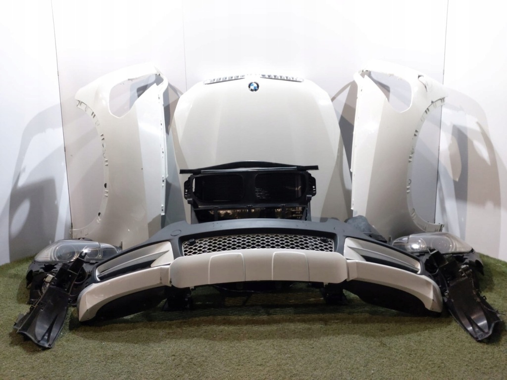 BMW X5 E70 Przód Maska Pas Zderzak Lampy 12793 - 13715493340 ...
