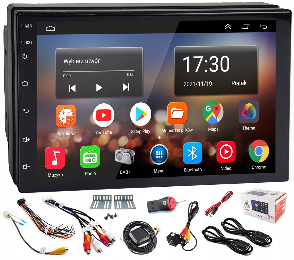 RADIO SAMOCHODOWE 2 DIN ANDROID 9.1 USB GPS KAMERA - 9084188482 - oficjalne archiwum Allegro